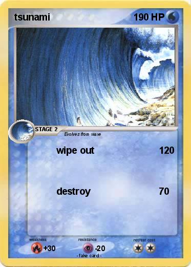 Pokémon tsunami 267 267 - wipe out - My Pokemon Card