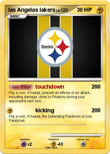 Pokémon las Angelas lakers 1 1 - touchdown - My Pokemon Card