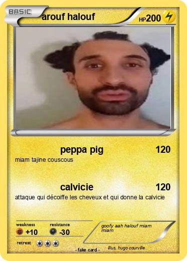 Pokémon arouf halouf - peppa pig - My Pokemon Card