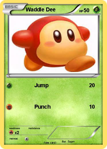 Pokémon Waddle Dee 181 181 - Jump - My Pokemon Card