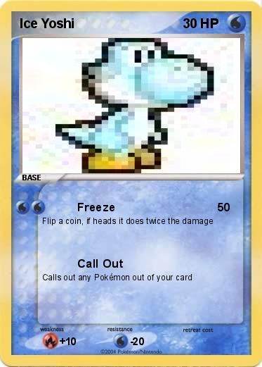 Pokémon Ice Yoshi - Freeze - My Pokemon Card