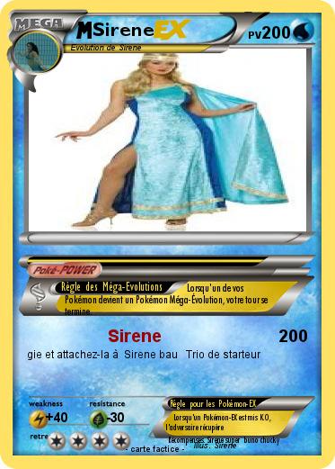 Pokémon Sirene 63 63 - Sirene - Ma carte Pokémon
