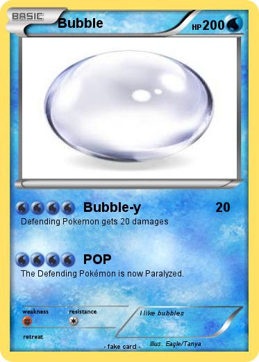 Pokémon Bubble 382 382 - Bubble-y - My Pokemon Card