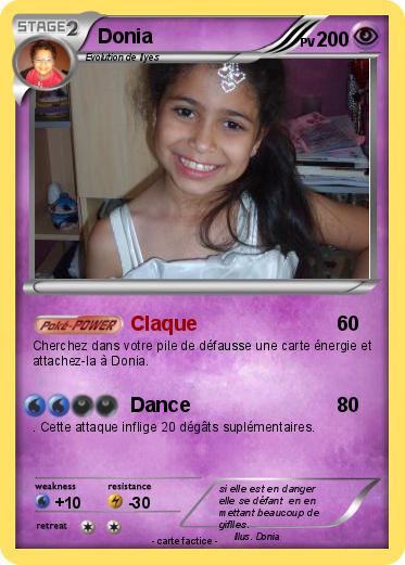 Pokémon Donia - Claque - Ma carte Pokémon