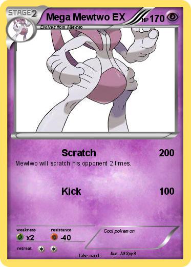 Pokémon Mega Mewtwo EX 48 48 - Scratch - My Pokemon Card