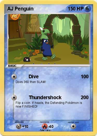 Pokémon AJ Penguin - Dive - My Pokemon Card