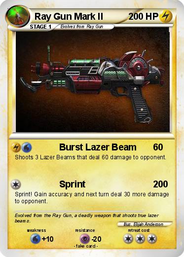 Pokémon Ray Gun Mark II - Burst Lazer Beam - My Pokemon Card