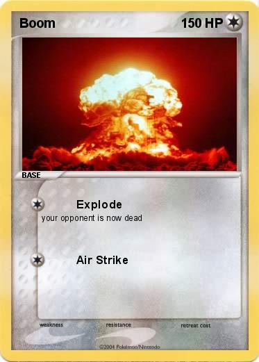 Pokémon Boom 18 18 - Explode - My Pokemon Card