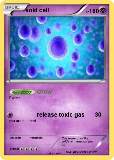 Pokémon void cell - Grow - My Pokemon Card