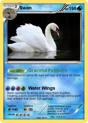 Pokémon Swan 68 68 - Graceful Feathers - My Pokemon Card