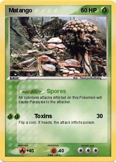 Pokémon Matango 1 1 - Spores - My Pokemon Card