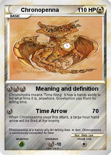 Pokémon Chronopenna - Meaning and definition - My Pokemon Card