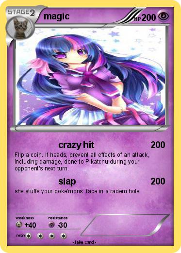 Pokémon magic 450 450 - crazy hit - My Pokemon Card