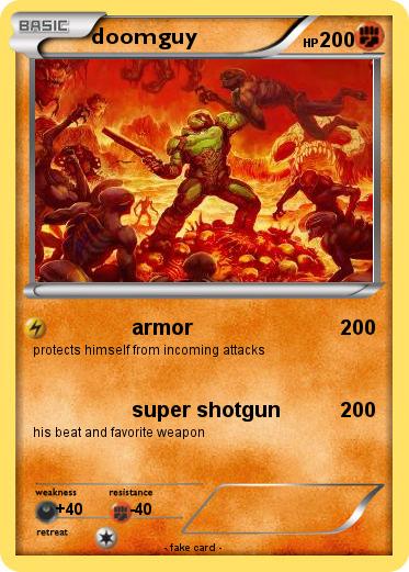 Pokémon doomguy 16 16 - armor - My Pokemon Card