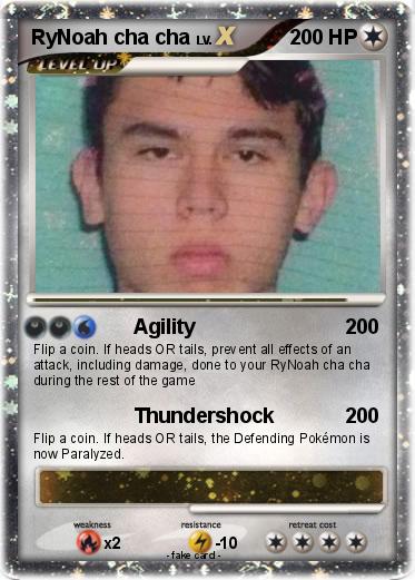 Pokémon RyNoah cha cha - Agility - My Pokemon Card