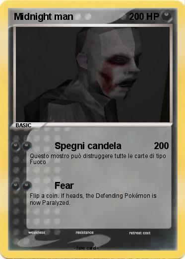 Pokémon Midnight man - Spegni candela - My Pokemon Card