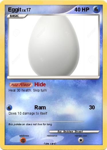Pokémon Eggit - Hide - My Pokemon Card