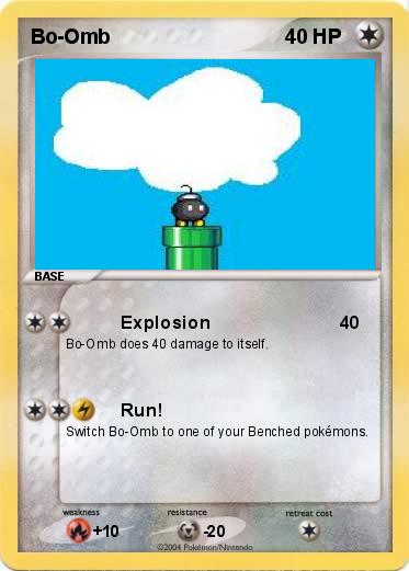 Pokémon Bo Omb - Explosion - My Pokemon Card