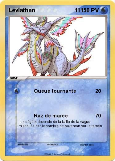 Pokémon Leviathan 11 11 - Queue tournante - Ma carte Pokémon