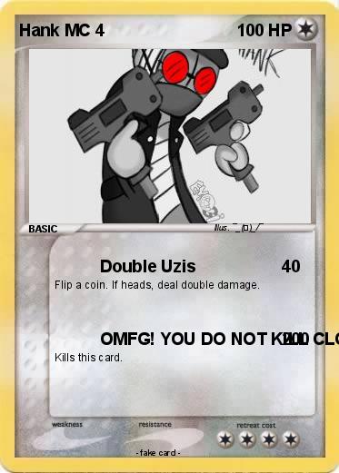 Pokémon Hank MC 4 1 1 - Double Uzis - My Pokemon Card