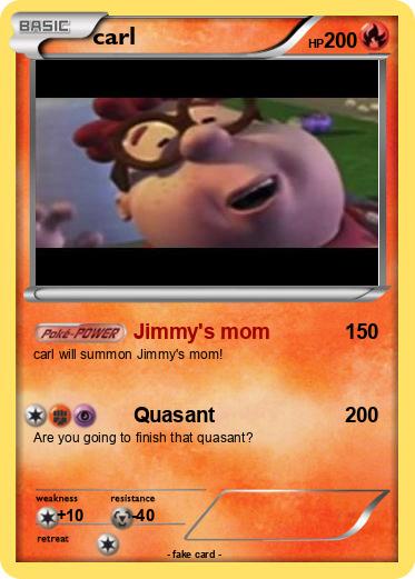 Pokémon carl 720 720 - Jimmy's mom - My Pokemon Card