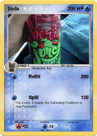 Pokémon Soda 111 111 - Refill - My Pokemon Card