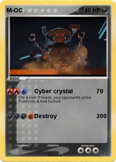 Pokémon M OC - Cyber crystal - My Pokemon Card