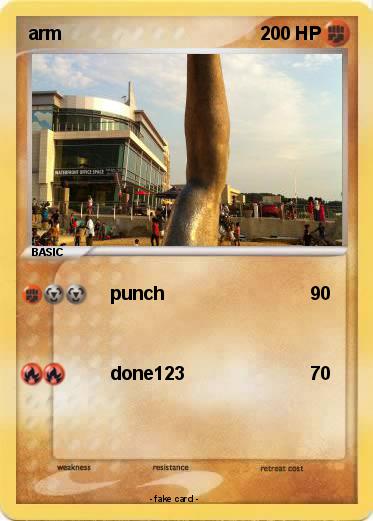 Pokémon arm 30 30 - punch - My Pokemon Card