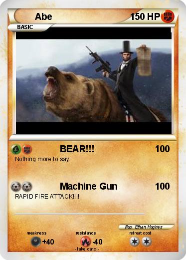 Pokémon Abe 123 123 - BEAR!!! - My Pokemon Card