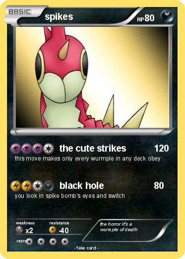 Pokémon spikes 18 18 - the cute strikes - My Pokemon Card