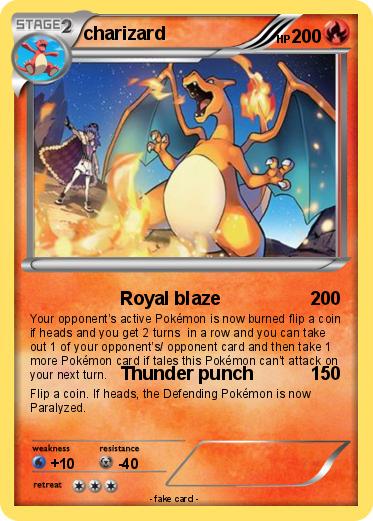 Pokémon charizard 10416 10416 - Royal blaze - My Pokemon Card