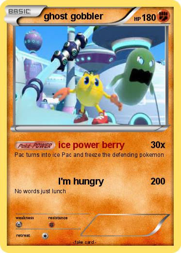 Pokémon ghost gobbler - ice power berry - My Pokemon Card