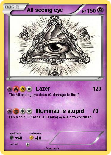 Pokémon All seeing eye 9 9 - Lazer - My Pokemon Card