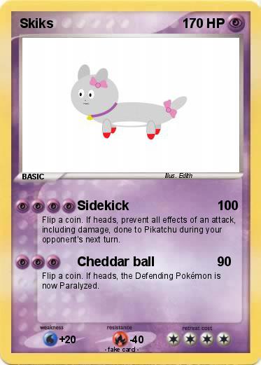 Pokémon Skiks 1 1 - Sidekick - My Pokemon Card
