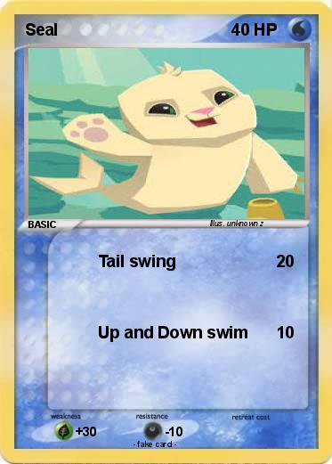 Pokémon Seal 136 136 - Tail swing - My Pokemon Card