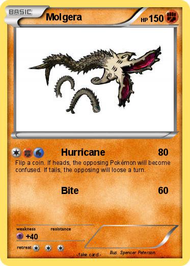 Pokémon Molgera 10 10 - Hurricane - My Pokemon Card