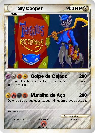 Pokémon Sly Cooper 101 101 - Golpe de Cajado - My Pokemon Card