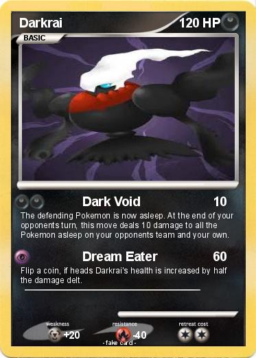 Pokémon Darkrai 2128 2128 - Dark Void - My Pokemon Card