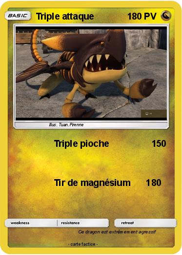 Pokémon Triple attaque - Triple pioche - Ma carte Pokémon
