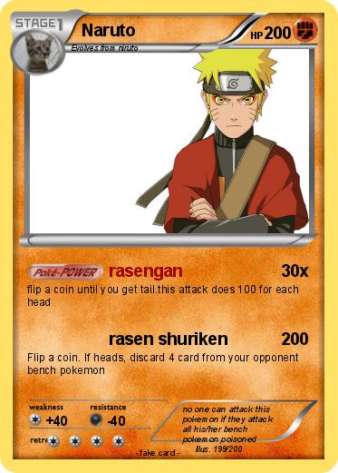 Pokémon Naruto 8384 8384 - rasengan - My Pokemon Card