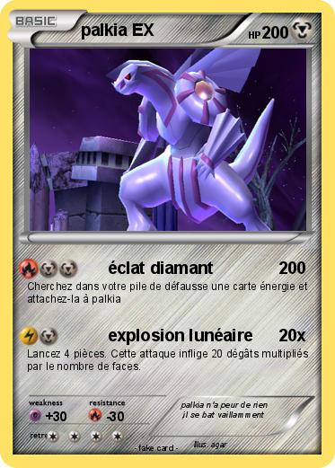 Pokémon palkia EX 174 174 - éclat diamant - My Pokemon Card