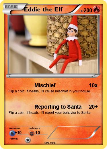 Pokémon Eddie the Elf - Mischief - My Pokemon Card