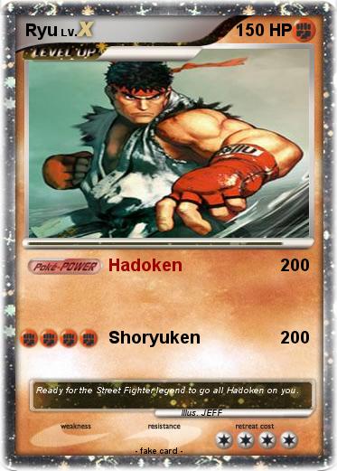 Pokémon Ryu 398 398 - Hadoken - My Pokemon Card