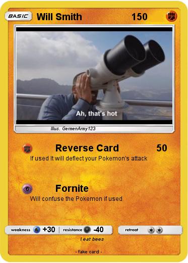 Pokémon Will Smith 68 68 - Reverse Card - My Pokemon Card