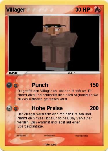 Pokémon Villager 362 362 - Punch - My Pokemon Card