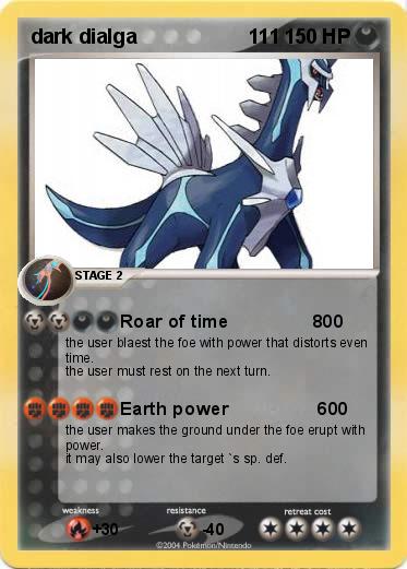 Pokémon dark dialga 111 111 - Roar of time 800 - My Pokemon Card
