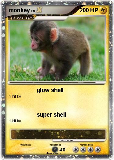 Pokémon monkey 904 904 - glow shell - My Pokemon Card