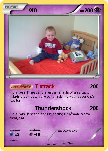 Pokémon Tom 1258 1258 - T attack - My Pokemon Card