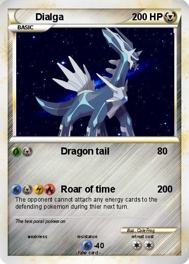 Pokémon Dialga 7122 7122 - Dragon tail - My Pokemon Card