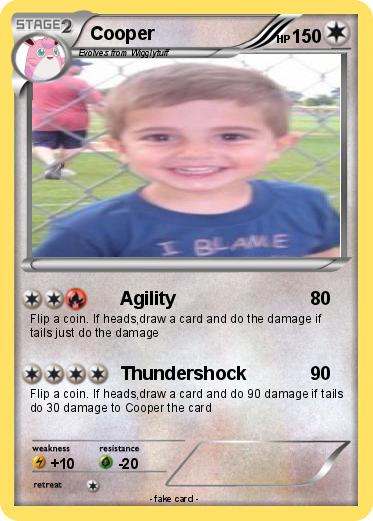 Pokémon Cooper 202 202 - Agility - My Pokemon Card